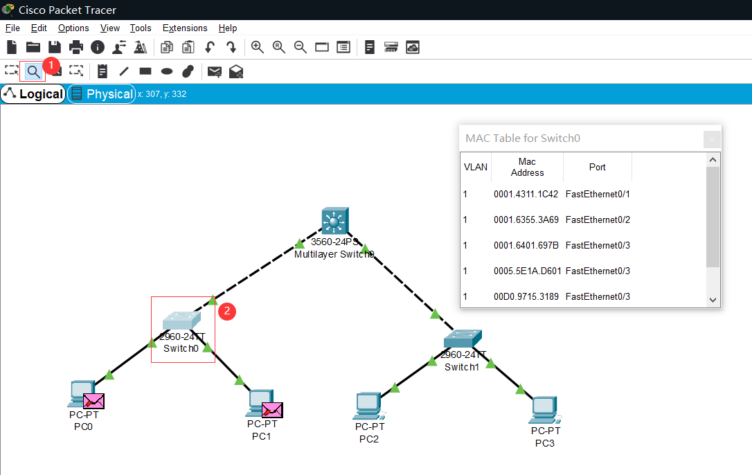初学计算机网络（三）：使用Cisco Packet Tracer仿真_device is still booting-CSDN博客