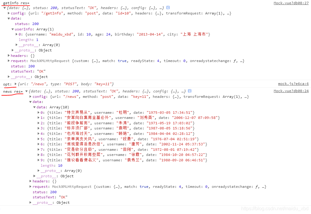 Vue Vue Cli使用mockjs的几种方式mockjs没在网络中显示 Csdn博客