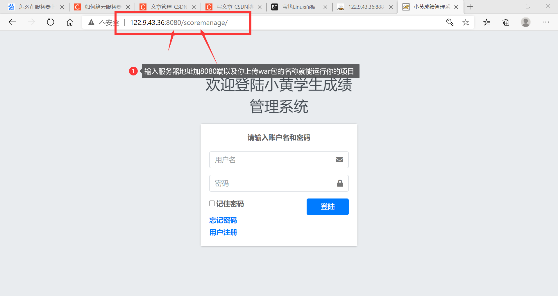 Java web项目如何在服务器上跑起来（有源码）_javaweb项目怎么在服务器上运行-CSDN博客