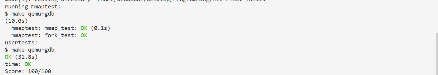 xv6 6.S081 Lab9: mmap_xv6 mmap-CSDN博客