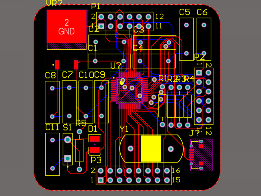 绘制stm23最小系统PCB图_pcb的stm23-CSDN博客