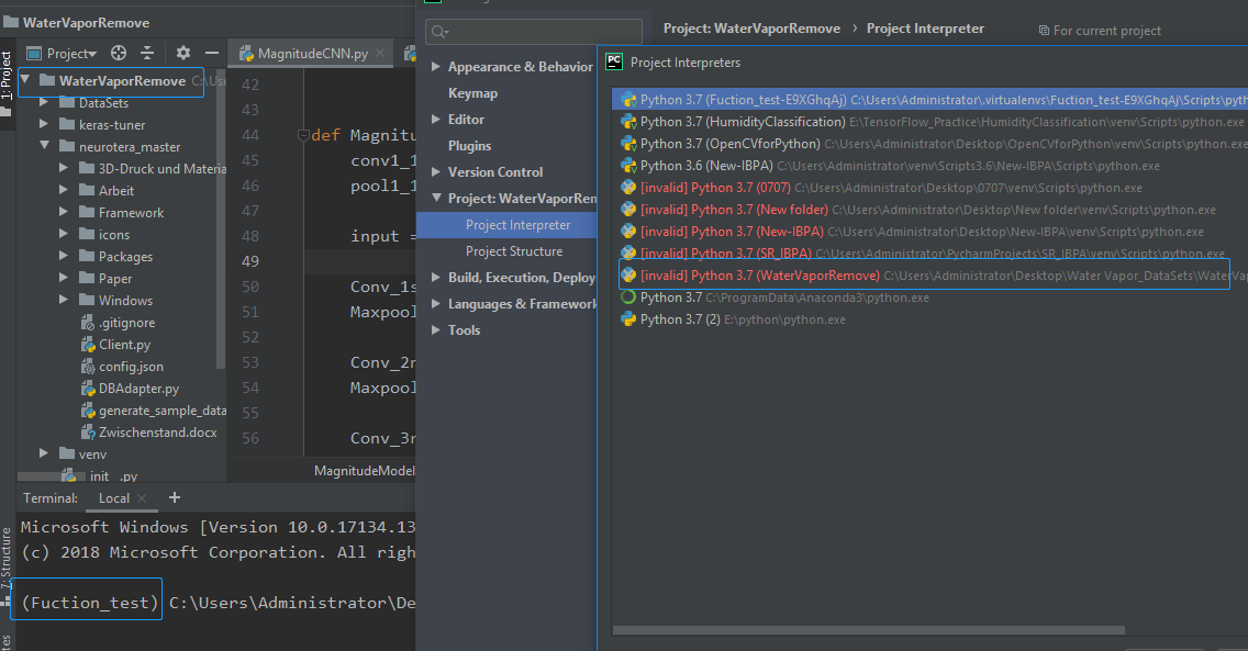 Pycharm运行时interpreter为invalid的解决方法_invalid python interpreter-CSDN博客