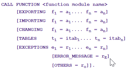 call function中的 exporting/importing/changing_abap call function changing-CSDN博客