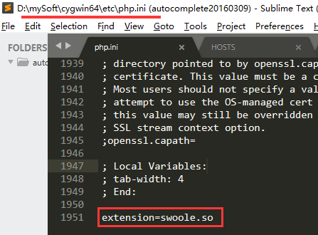 windows10 环境下使用 Cygwin64 安装 Swoole 扩展 (图解) [2020-12-24]_windows宝塔 安装swoole-CSDN博客