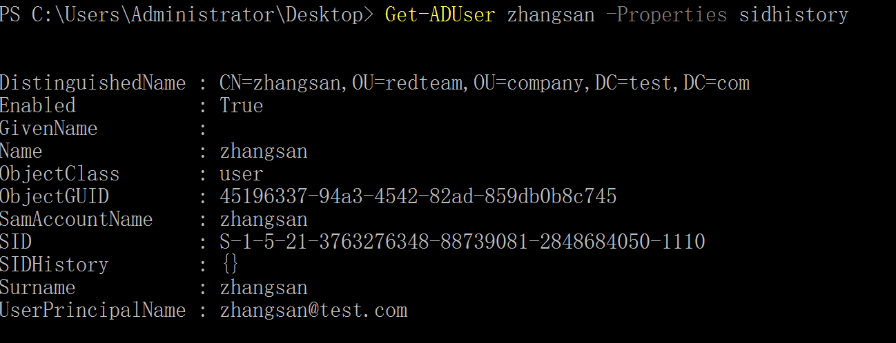 SIDHistory属性的利用-CSDN博客