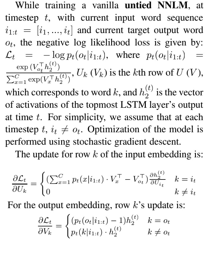 Using the Output Embedding to Improve Language Models 阅读记录-CSDN博客