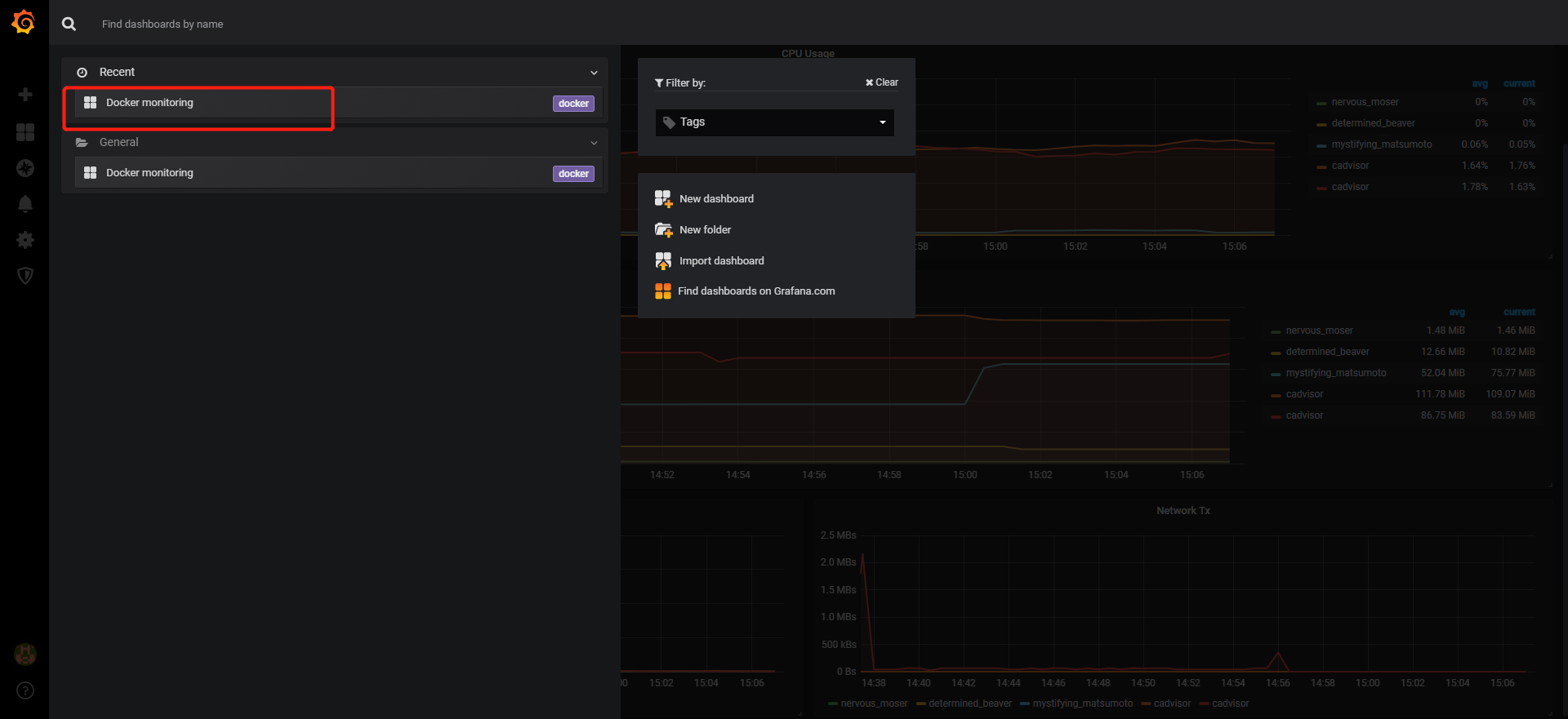 Prometheus+Grafana监控系统配合Cadvisor监控Docker容器_prometheus cadvisor-CSDN博客