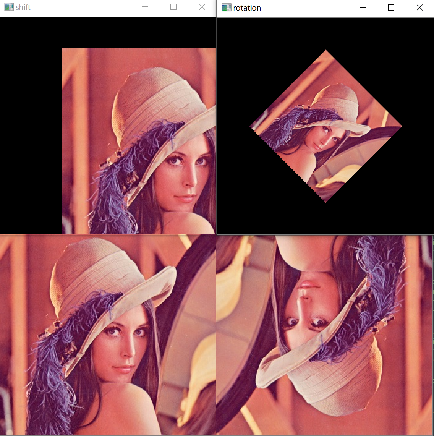 【opencv Python】02 图像几何变换imgs Nphstack Dst Dst1 Csdn博客 5154