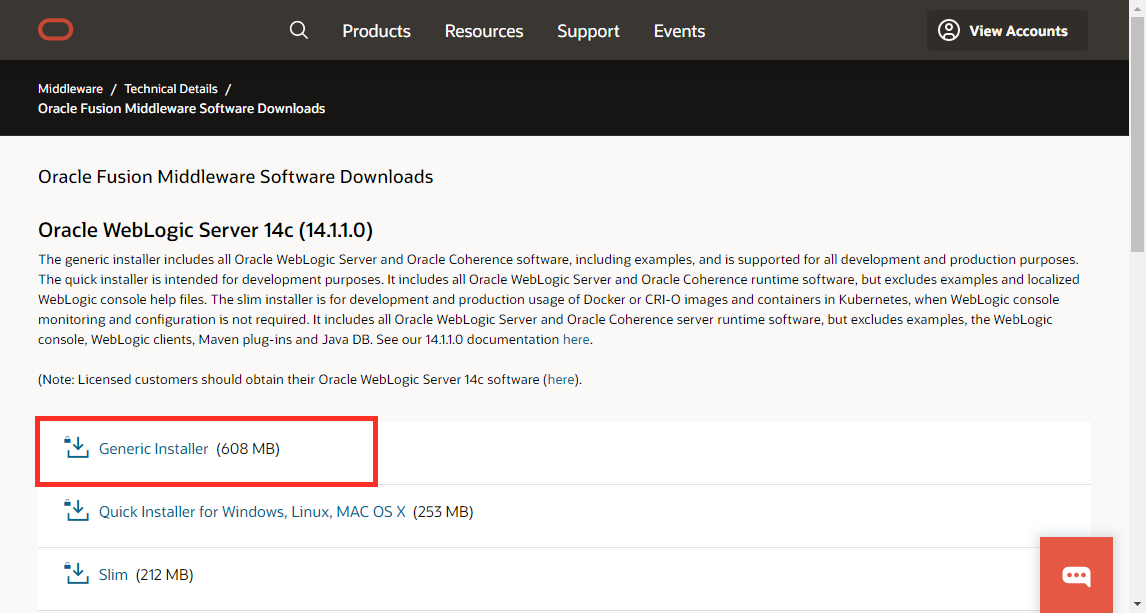 【零基础小白的华丽蜕变】Oracle WebLogic Server 14c（14.1.1.0）下载及安装_weblogic 14c 下载-CSDN博客