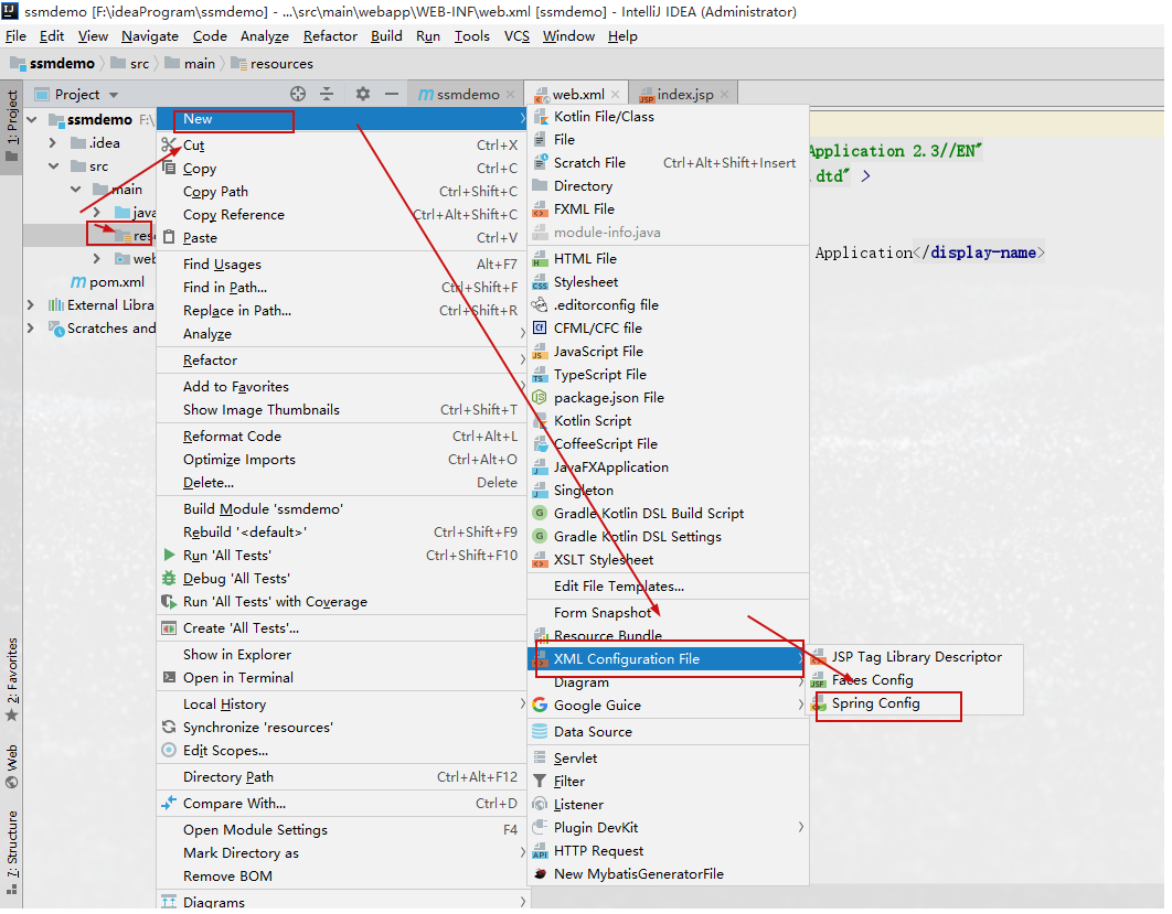 手把手教你用idea搭建ssm项目并实现简单demo（超详细）_ider如何写一个dome-CSDN博客