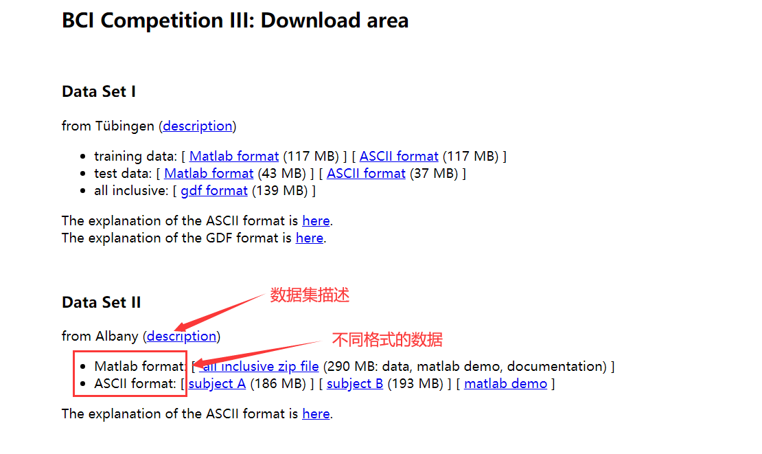 BCI竞赛数据集下载及测试集的标签查看_手机bci数据在哪里查-CSDN博客
