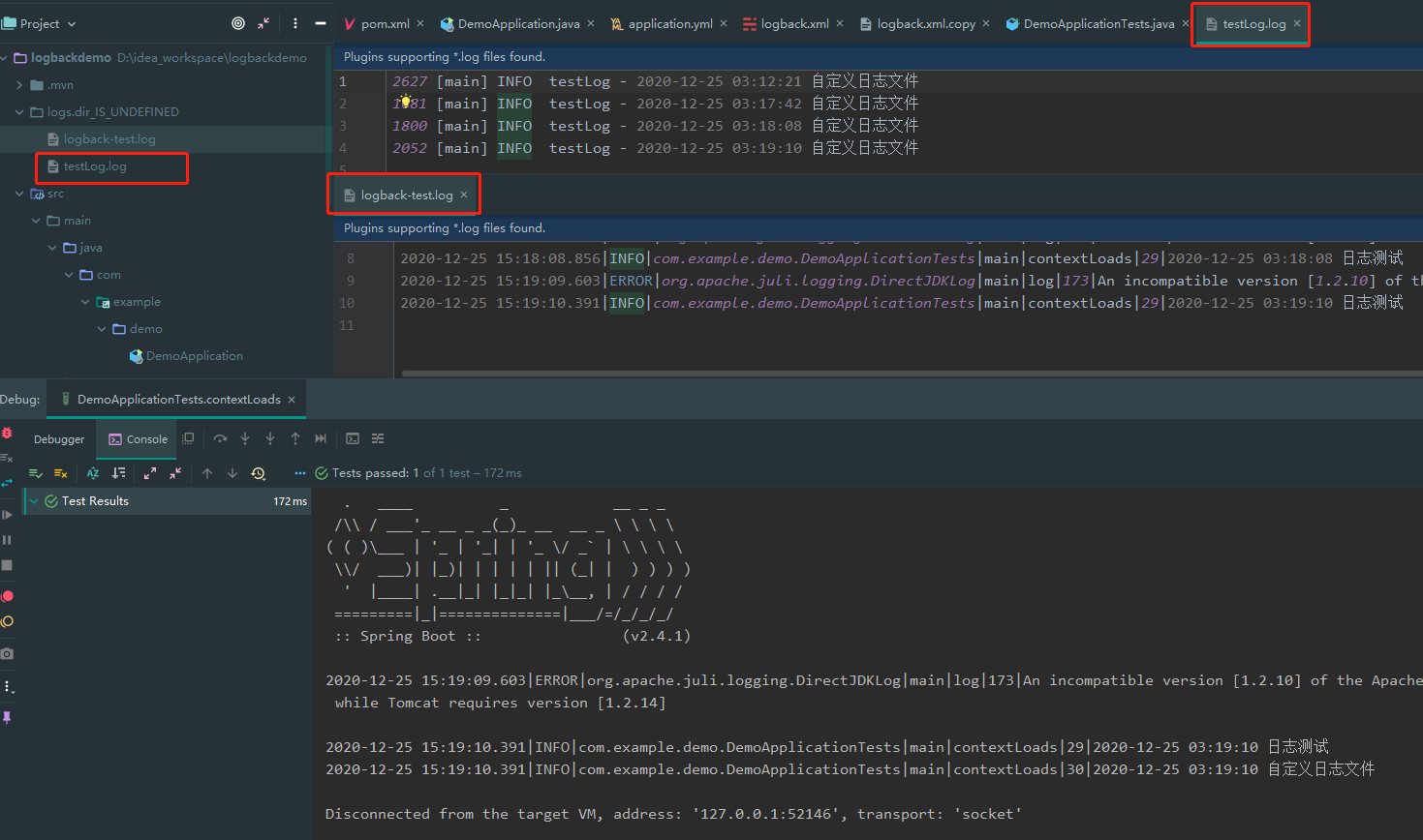 Slf4j + Logback 配置多个日志文件_org.slf4j.logger 配置多个类日志-CSDN博客