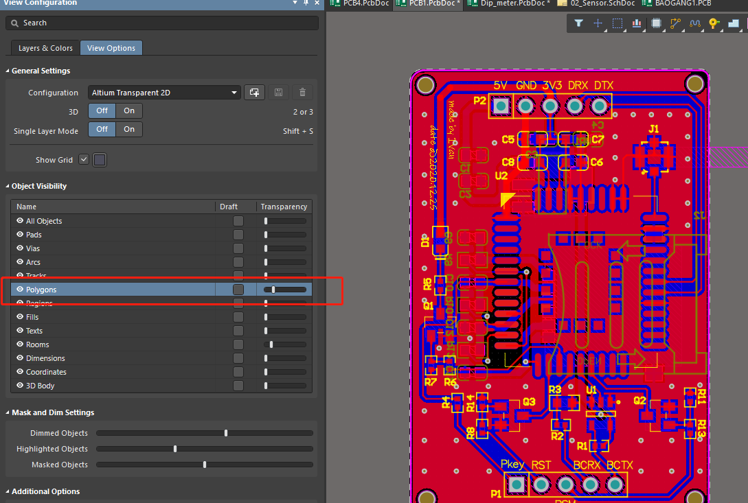 AD19(Altium Designer)改变敷铜颜色_ad铺铜颜色设置-CSDN博客