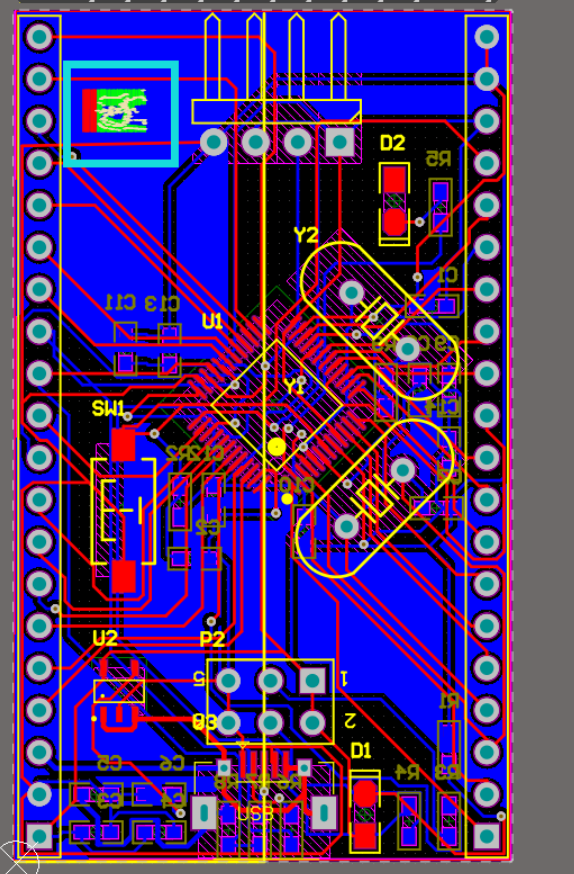 绘制stm32最小系统PCB图_stm32pcb原理图-CSDN博客