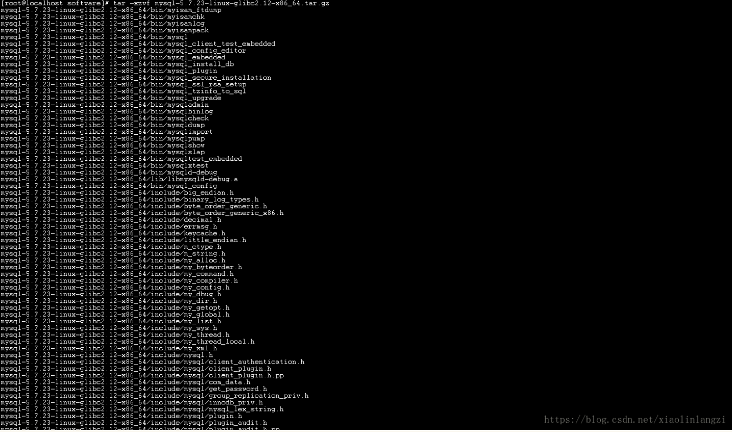 centos 安装 mysql-5.7.23-linux-glibc2.12-x86_64.tar.gz 详细步骤-CSDN博客