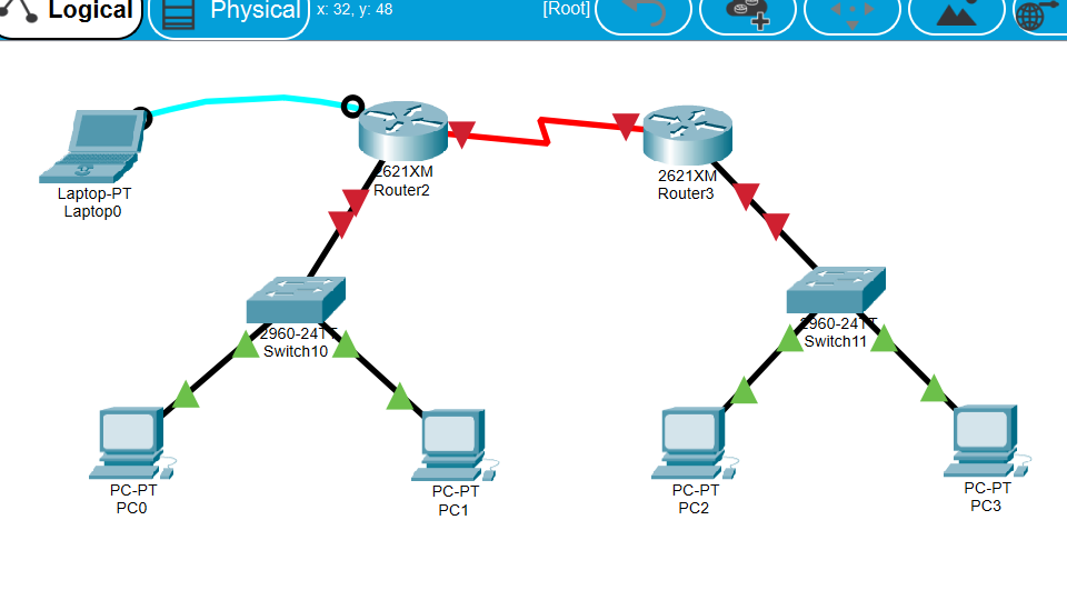 使用Cisco Packet Tracer进行网络模拟_在simulation模式下,单击add simple pdu 在哪里-CSDN博客
