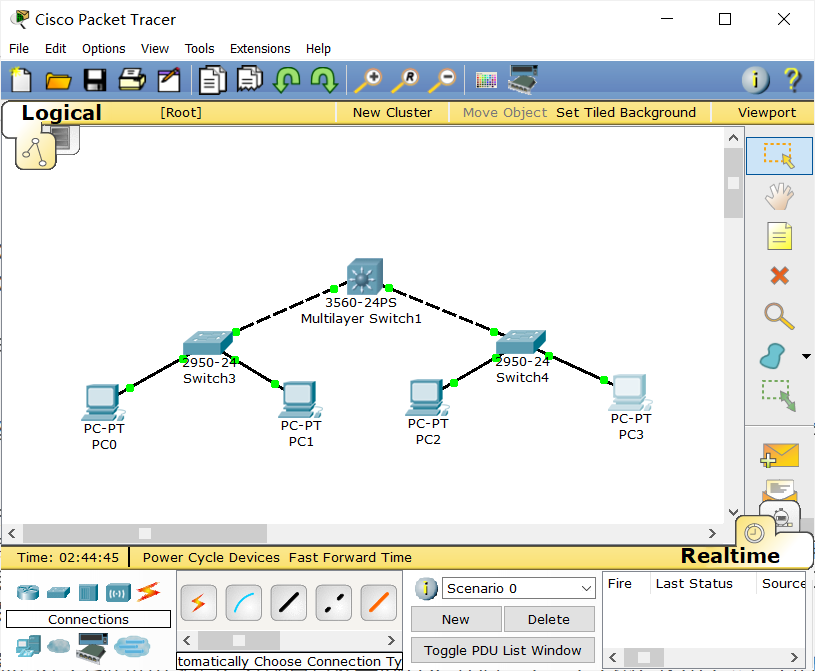 Cisco Packet Tracer 实验_pc0和pc2不在同一子网的原因-CSDN博客
