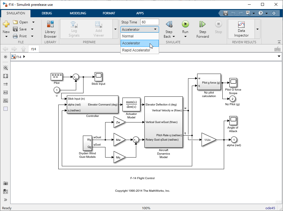 Simulink —— 加速模式（Accelerator mode）的使用_simulink加速模式-CSDN博客
