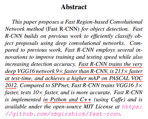 【论文解读】目标检测的发展之作|Ross大神续作 | Fast R-CNN_faster rcnn ross-CSDN博客