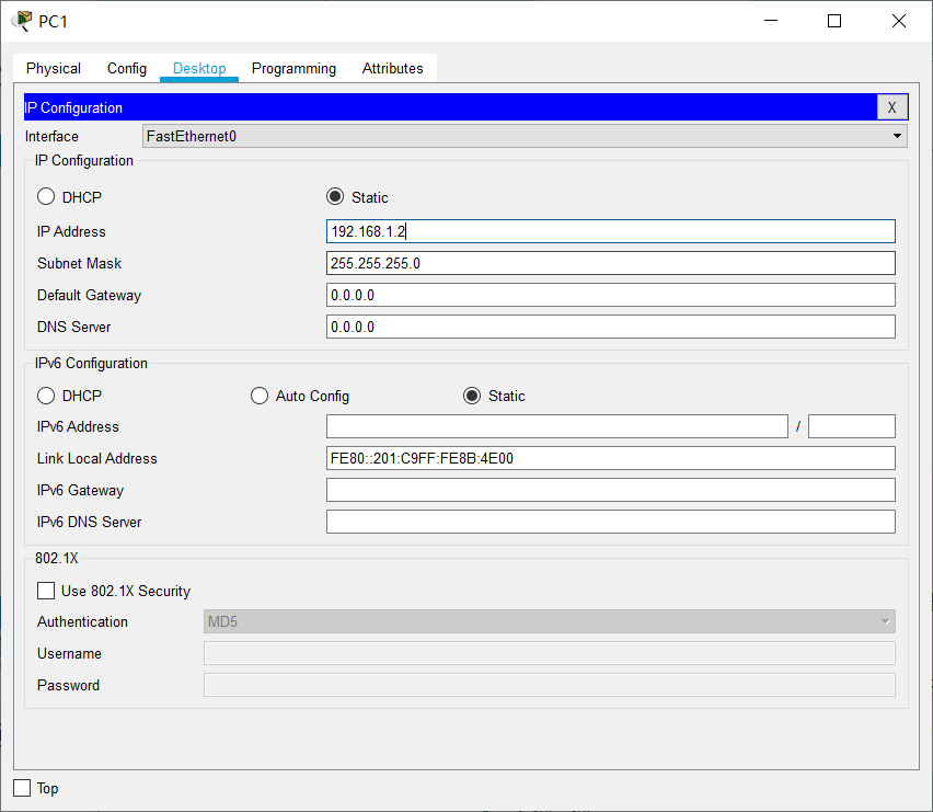 شبكة الكمبيوتر: تجربة Cisco Packet Tracer - المبرمج العربي