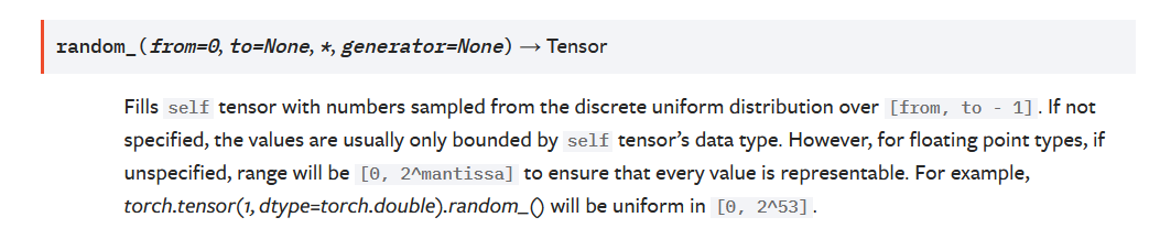 torch.empty()和torch.Tensor.random_()的使用举例-CSDN博客