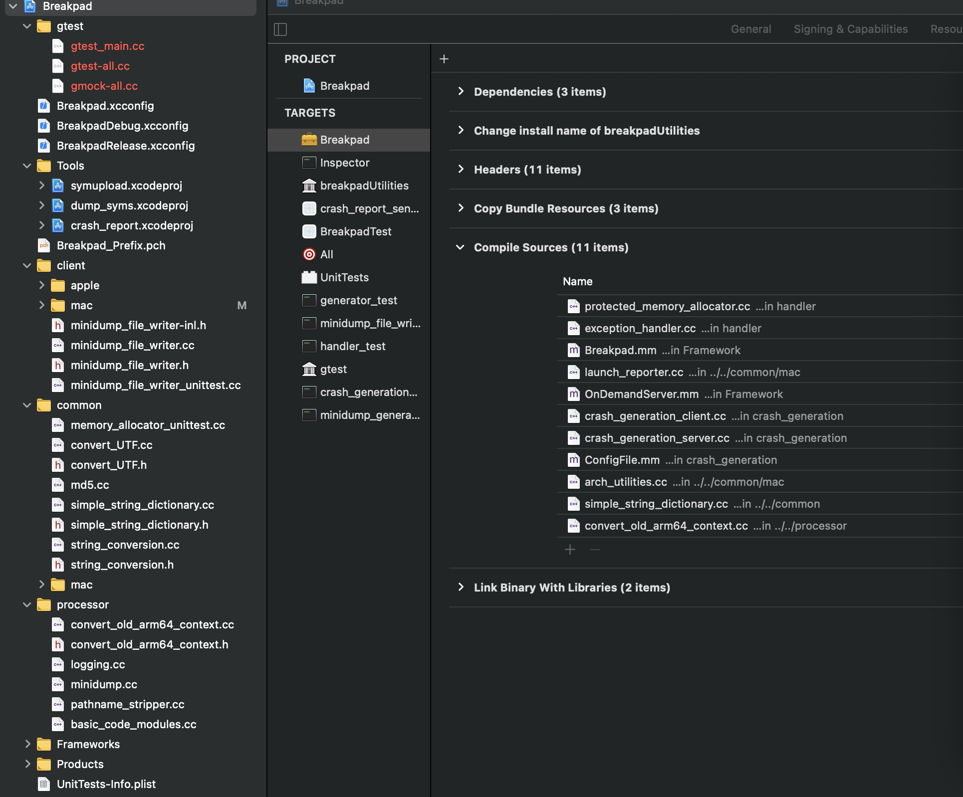 Breakpad在mac/ios上的跨平台的调用方式_ios breakpad-CSDN博客