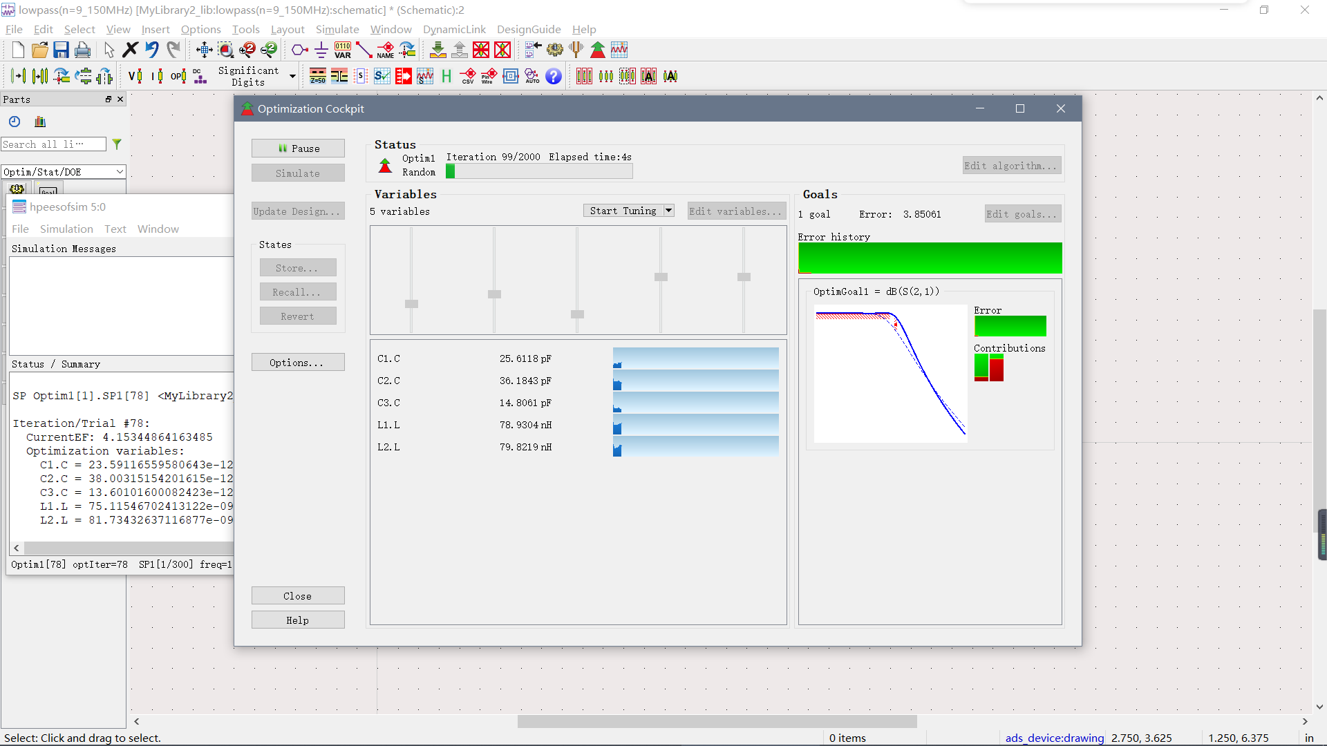ADS学习笔记—4.优化设计_ads优化goal设置-CSDN博客