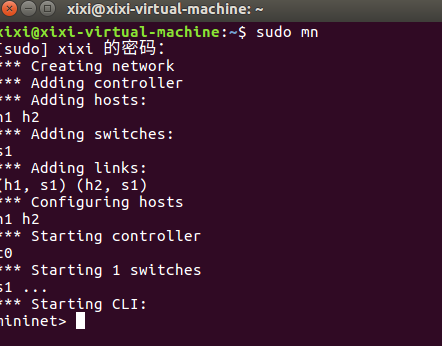 Mininet中的命令解析一_sudo mn-CSDN博客