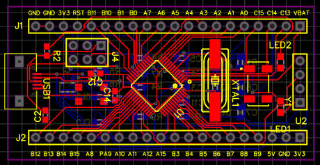 stm32的最小系统的pcb图_zero01_的博客-CSDN博客