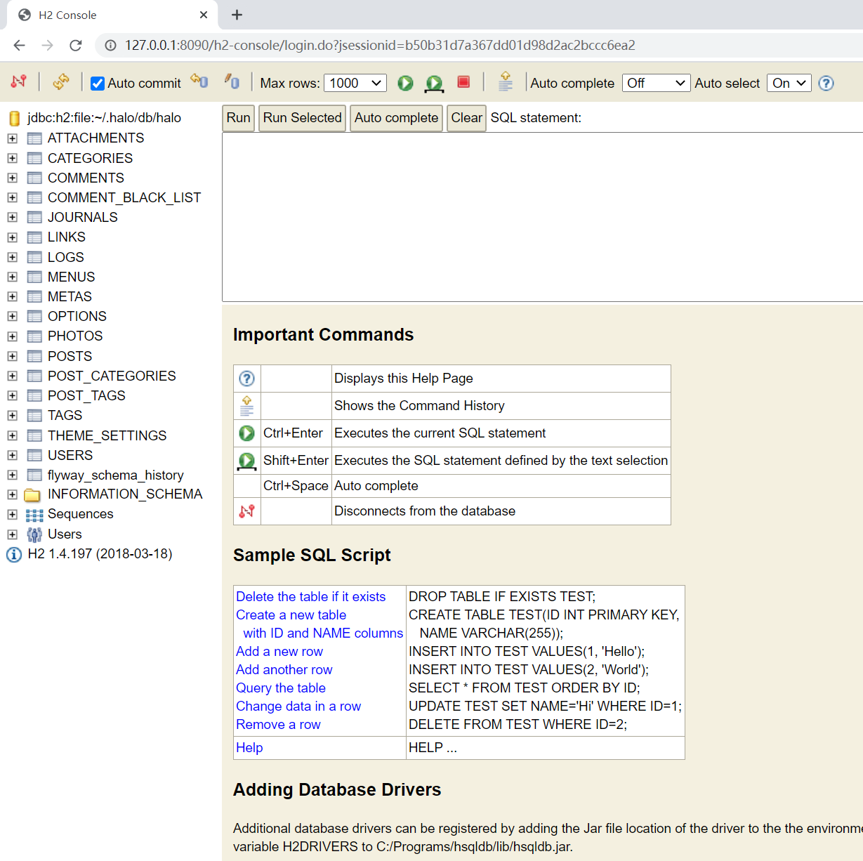 Halo项目学习1——数据库_halo数据库_fourpoint的博客-CSDN博客