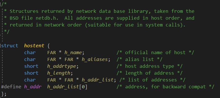 gethostname与gethostbyname解析-CSDN博客
