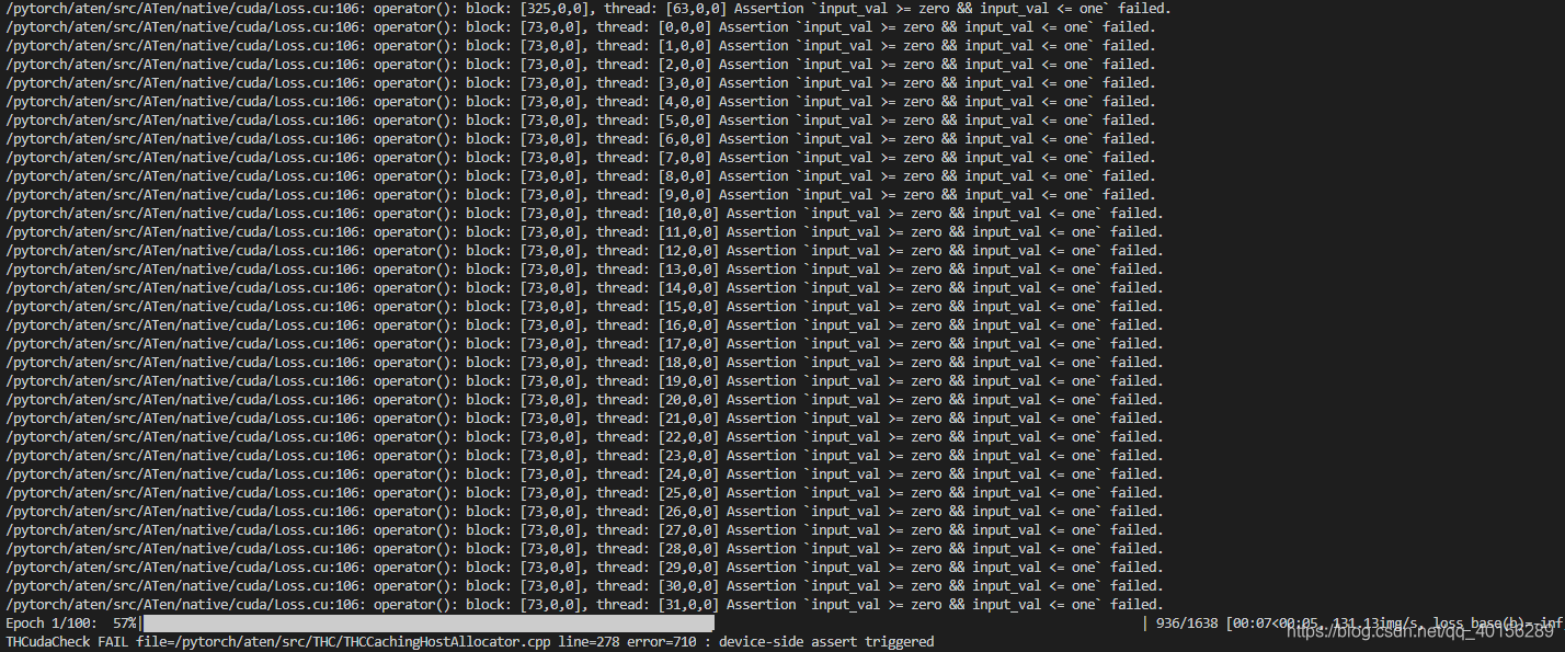 Pytorch问题:device Side Assert Triggered 未必是标签越界导致torch Loss Cuda Error