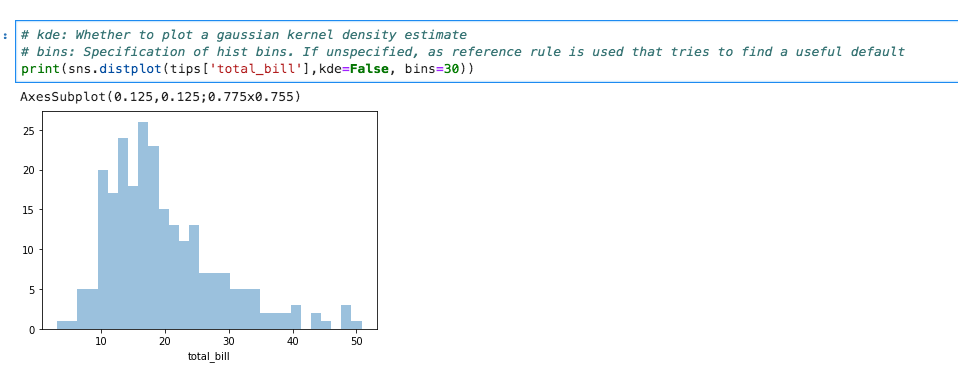 Python3 - seaborn的使用：distplot(), jointplot(), pairplot(), rugplot(), scatterplot(), kdeplot ...