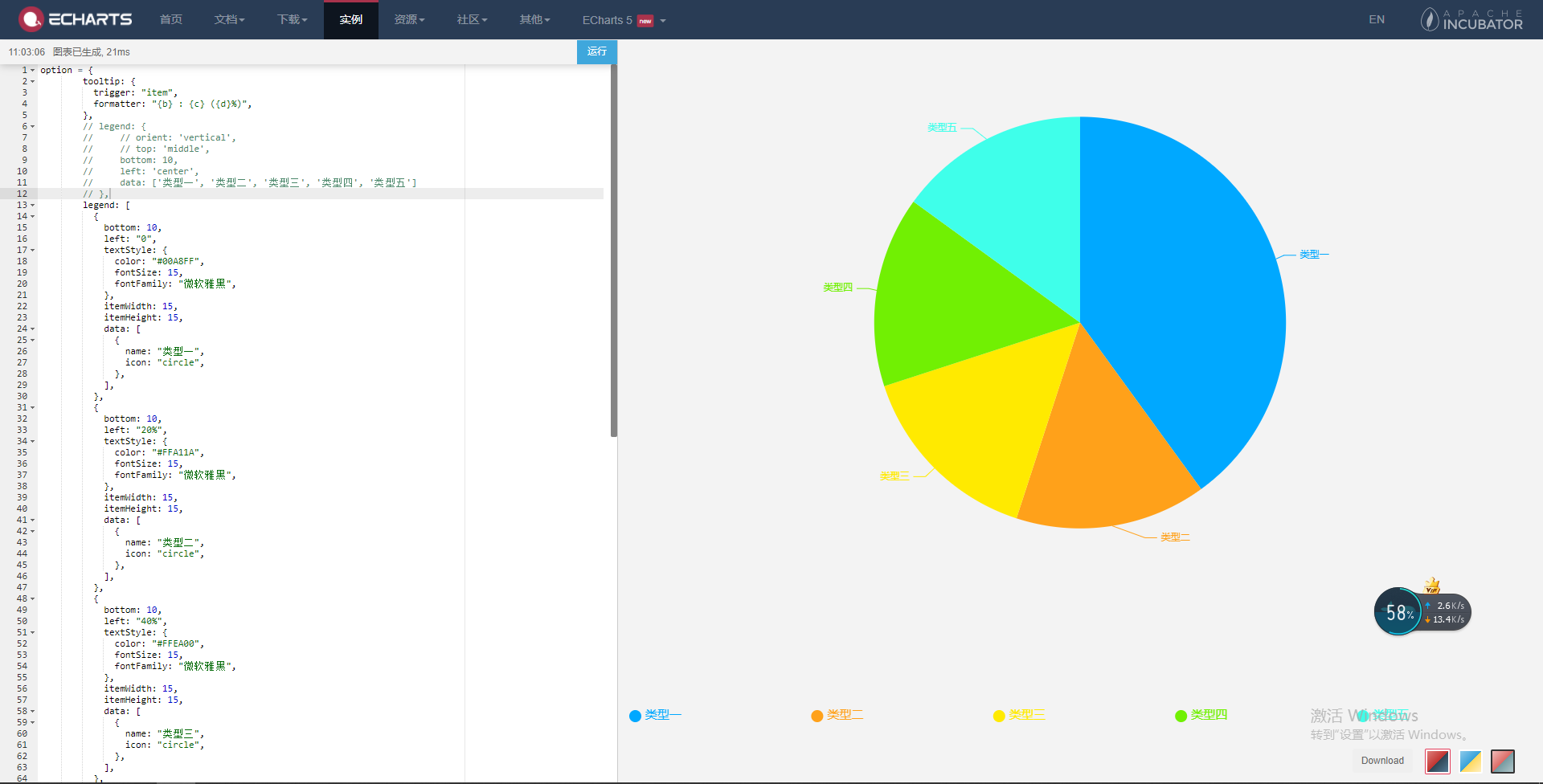 echarts自定义legend形状_echarts设置 legend: { orient: 'vertical', bottom: 10 ...