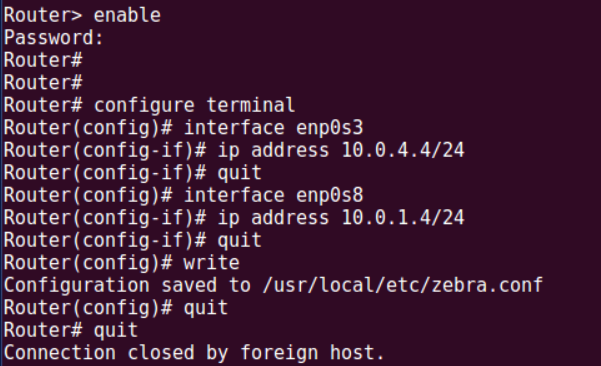 使用quagga/zebra的RIP实验_sudo telnet localhost 2601-CSDN博客