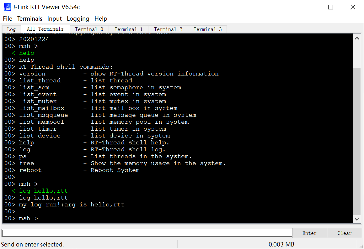 RT-Thread中使用RTT调试_rtthread rtt-CSDN博客