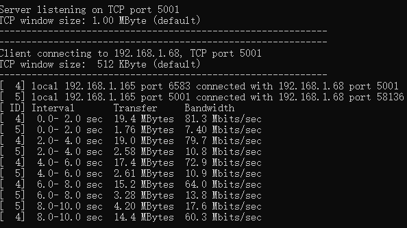 Linux 网络、网卡、wifi、iperf网络性能测试工具以及方法（内网）_linux 测试无线网卡性能-CSDN博客