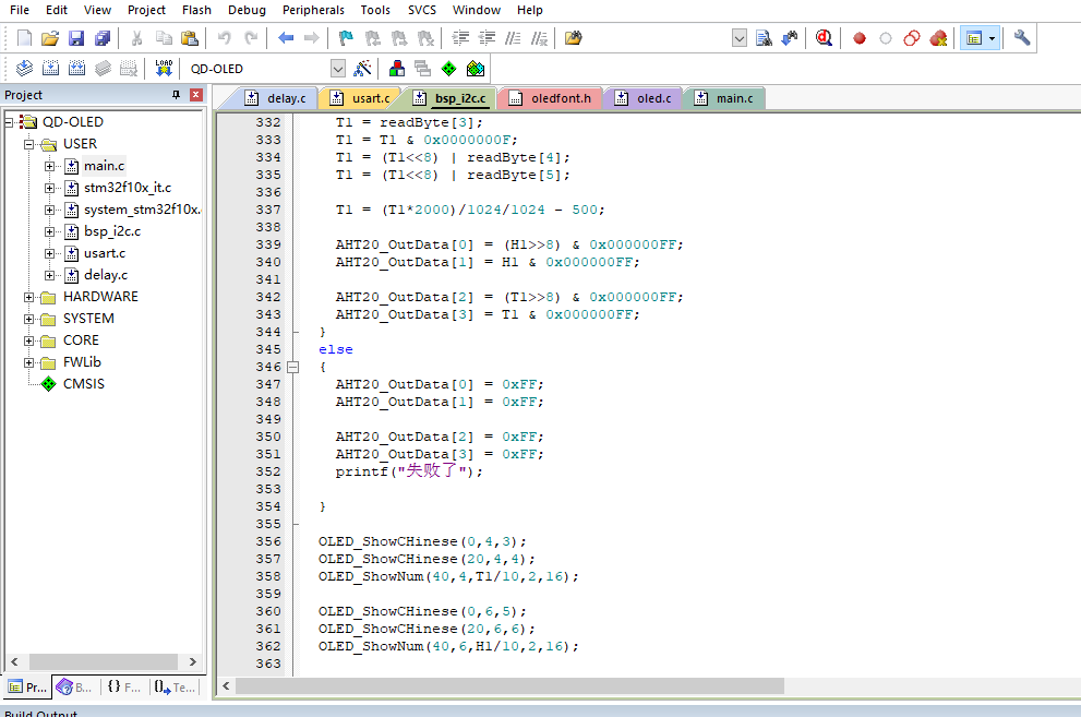 使用STM32F103的IIC接口的OLED显示_oled接pb13pb14-CSDN博客