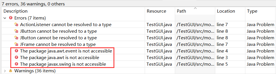 The package java.awt is not accessible的解决方案-CSDN博客