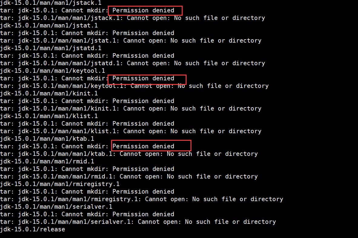 202Linux系统 解压失败，怎么解决_cannot mkdir: permission denied-CSDN博客