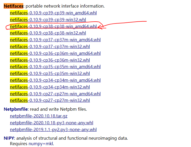 python安装neutron-lib报错，下载相应组件的.whl文件离线安装成功_building wheels for collected packages: netifaces -CSDN博客