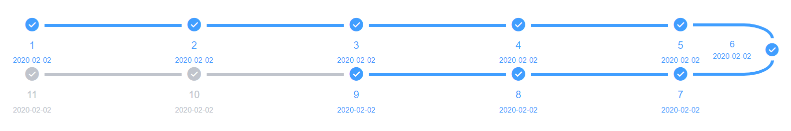 基于 Element UI可换行的Setps步骤条_如何让 el-steps 自适应换行-CSDN博客