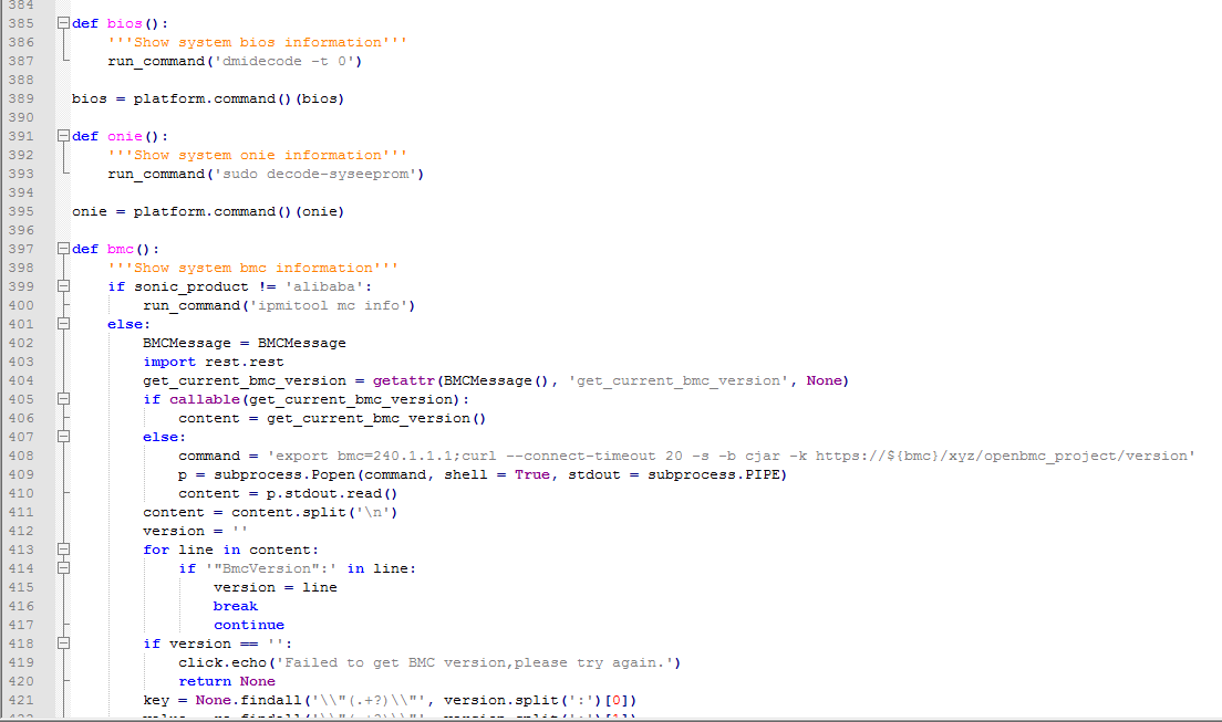 SONiC show 命令调用流程协助调用接口命令错误定位_sonic platform api-CSDN博客