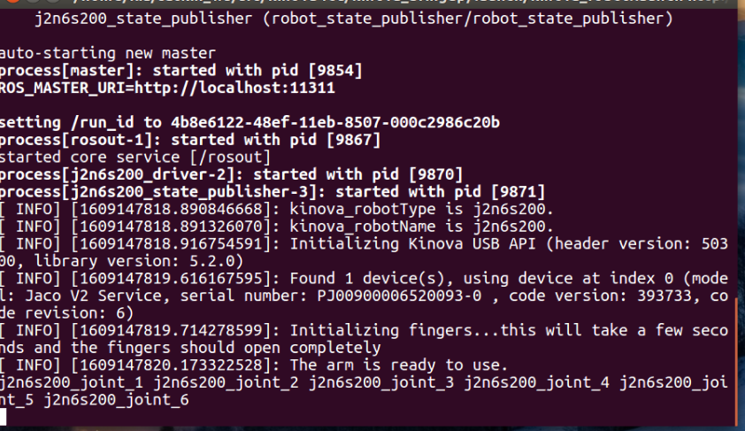 使用ros-master控制kinova jaco2机械臂_kinova jaco2 xbox控制-CSDN博客