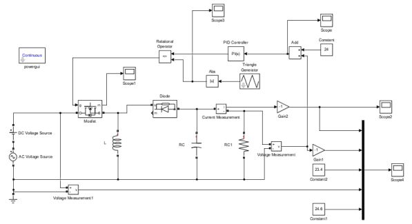 Buck-Boost 电路的建模与仿真simulink电路仿真图_buck-boost电路数学模型-CSDN博客