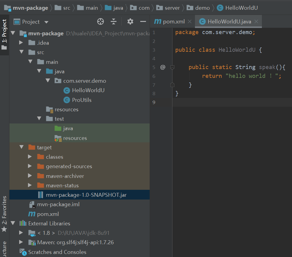 IDEA中用maven打出的jar包只有一个META-INF文件夹，没有java的源码？？？_jar包没有代码文件-CSDN博客