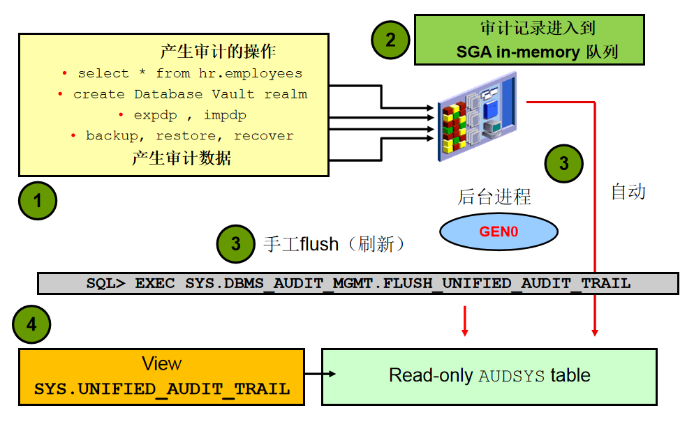 Oracleocp之实施oracle数据库审计在您的数据库中sales表存在于sh用户中并且启用了统一审计 Csdn博客 