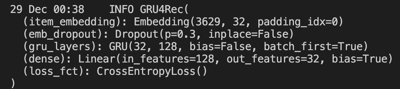 RecBole小白入门系列博客（四）——Sequential类模型运行流程_recbole 保存模型结果-CSDN博客