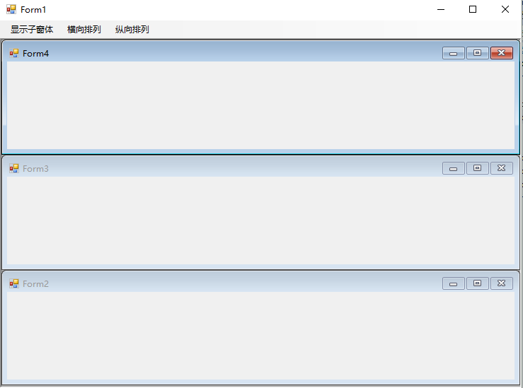 WinForm MDI窗体设计（含菜单控件【MenuStrip】）_mdi winform-CSDN博客