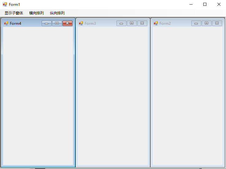 WinForm MDI窗体设计（含菜单控件【MenuStrip】）_mdi winform-CSDN博客